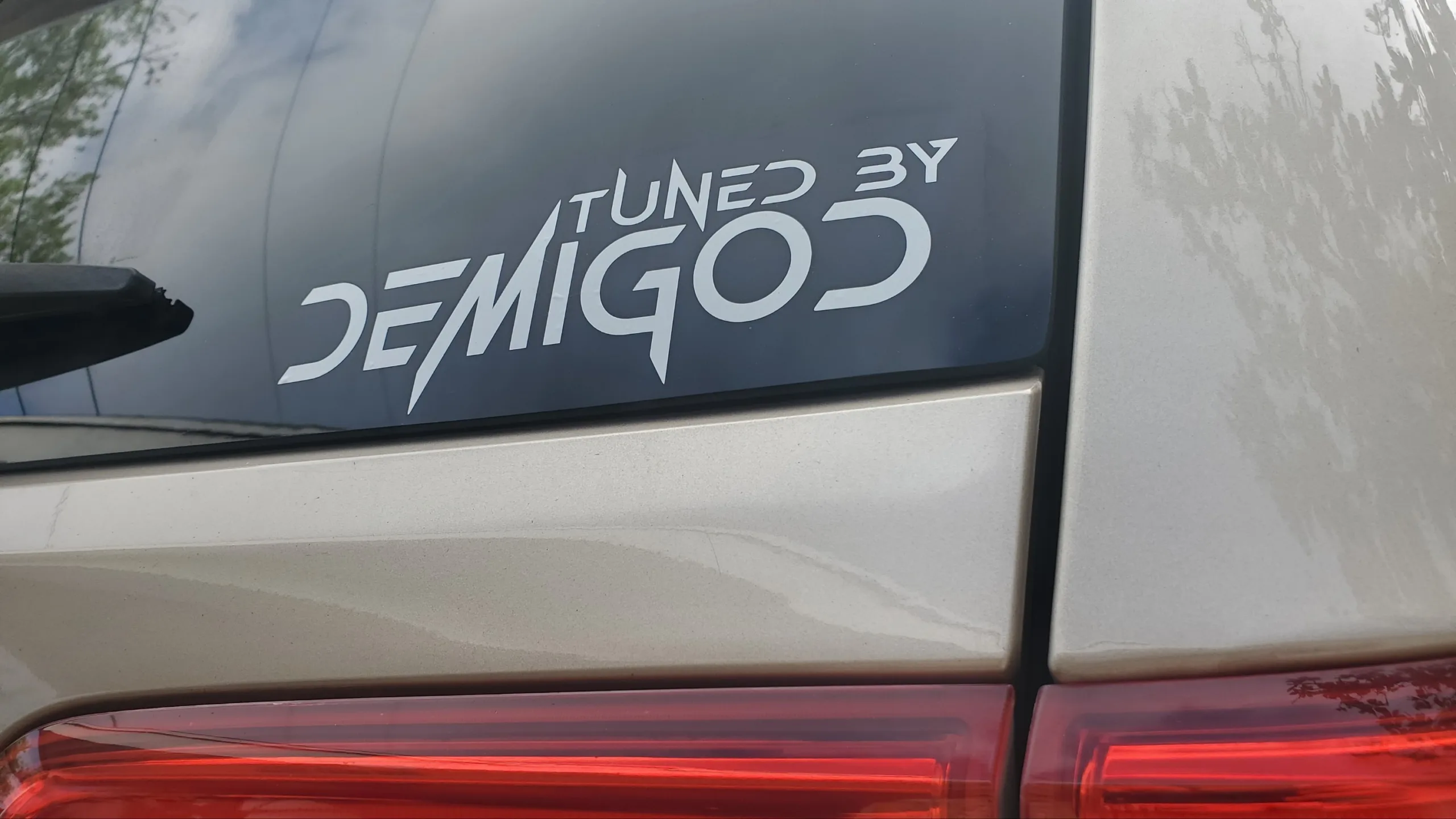 DECAL - Tuned by Demigod - DemigodTuning.COM